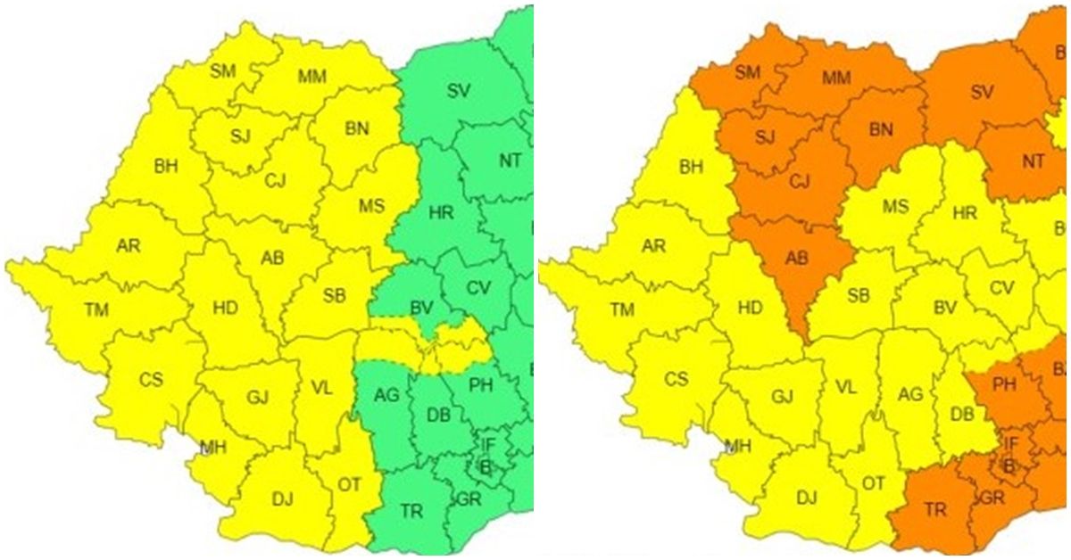 Avertizare Cod Galben de vânt puternic, valabilă şi pentru judeţul Olt ...
