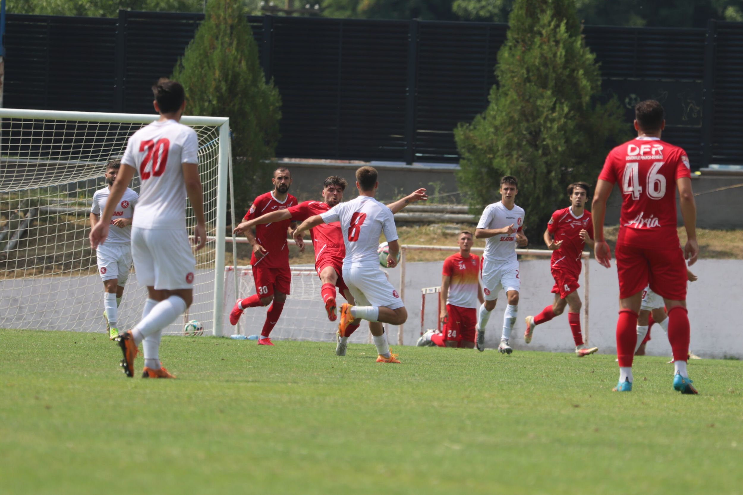 CSM Slatina, duel cu CSC Şelimbăr, pe Stadionul Municipal din Râmnicu ...